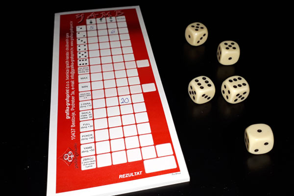 Yamb | Tvornica karata za kartaške igre, društvene igre i poklon vrećice